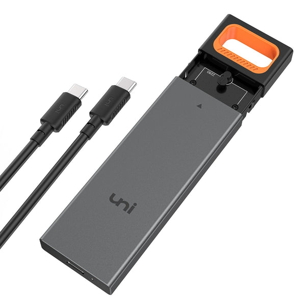 Lector adaptador de carcasa NVME/SATA SSD M.2, conector USB tipo C, uni®